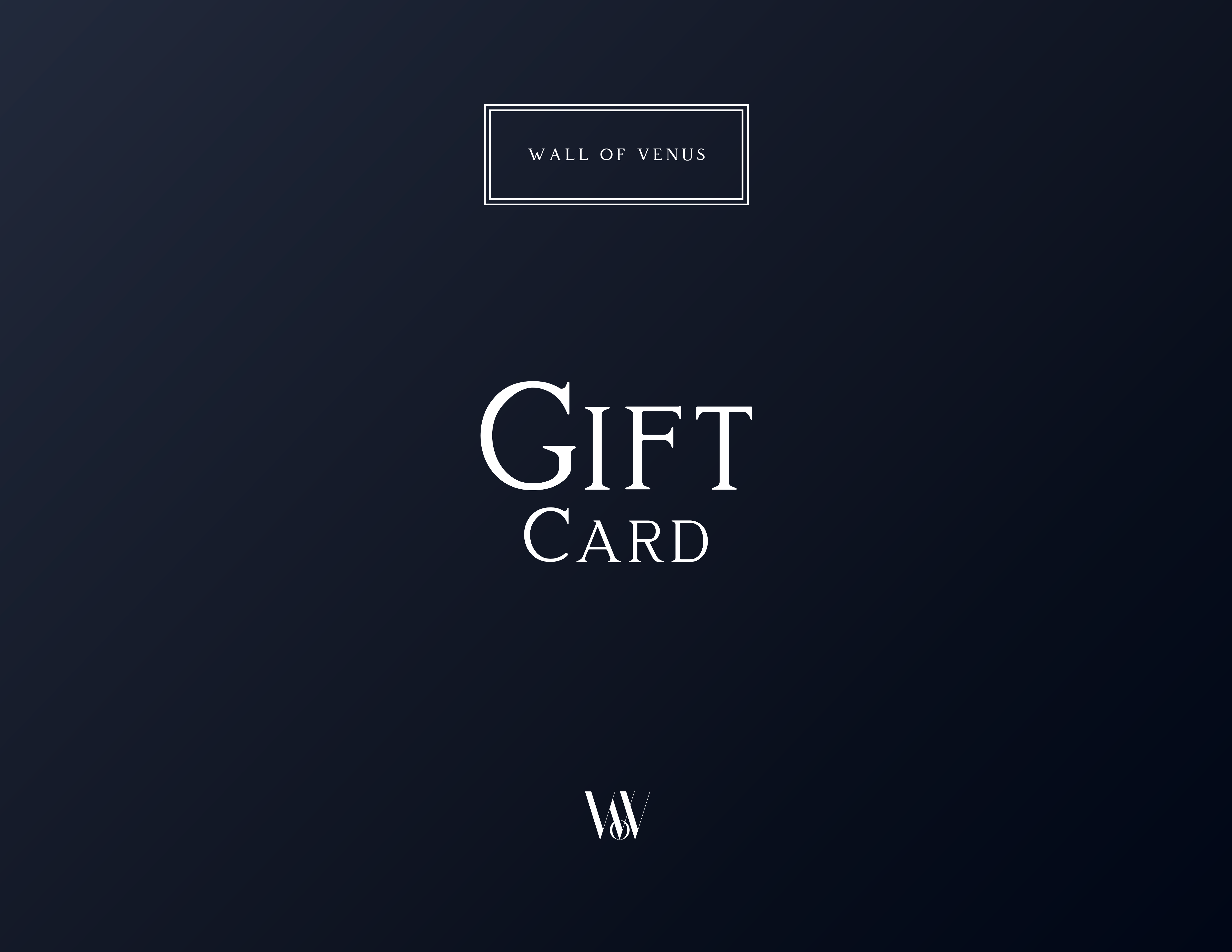 Wall of Venus Gift Cards